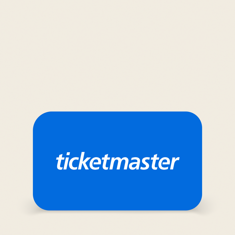 Ticketmaster Gift Card • Europe – andopen-catalogue